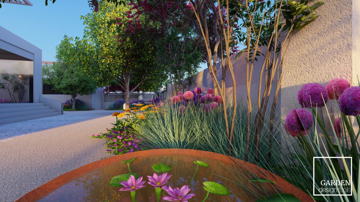 Trying out Sky Light 2 effect – Garden Design Tools